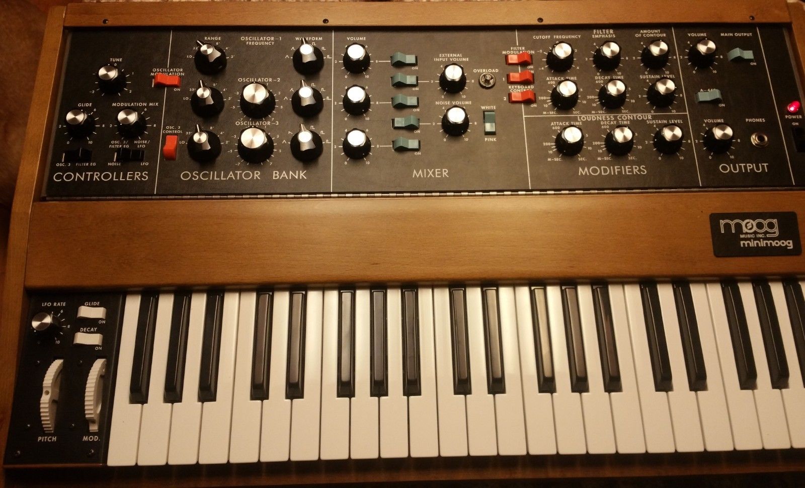 MATRIXSYNTH: Moog Minimoog D Reissue Keyboard Synthesizer