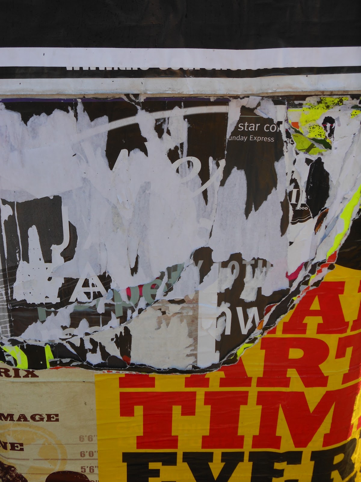 M D AINSWORTH: ripped posters