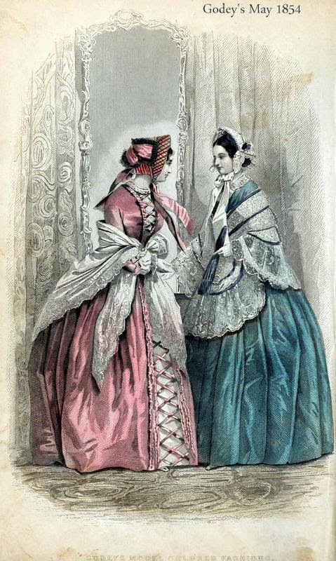 Two Nerdy History Girls: Fashions for May 1854