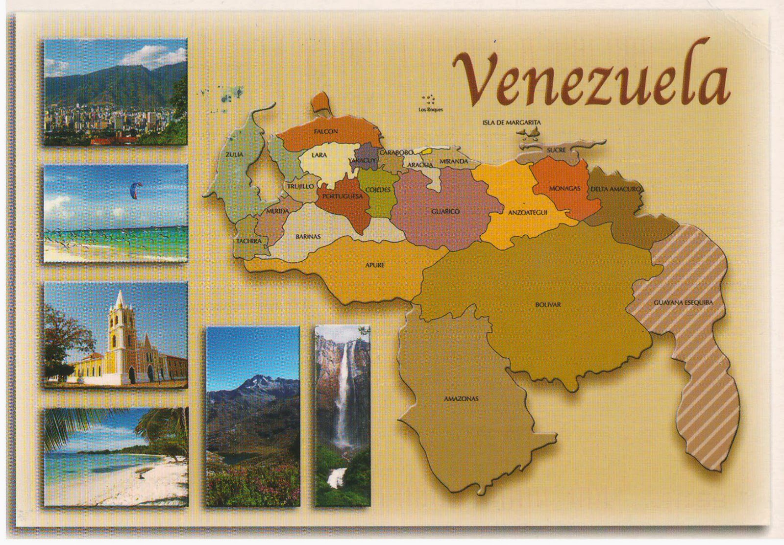 One postcard, One world: Postcard from Caracas, Venezuela