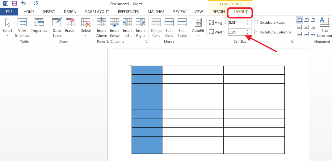 cara gampang mengatur jarak kolom table supaya rapih di microsoft word ...