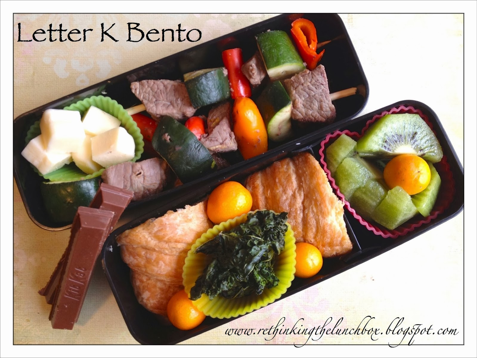 Rethinking the Lunch Box: Colorful & Delicious Letter K Bento