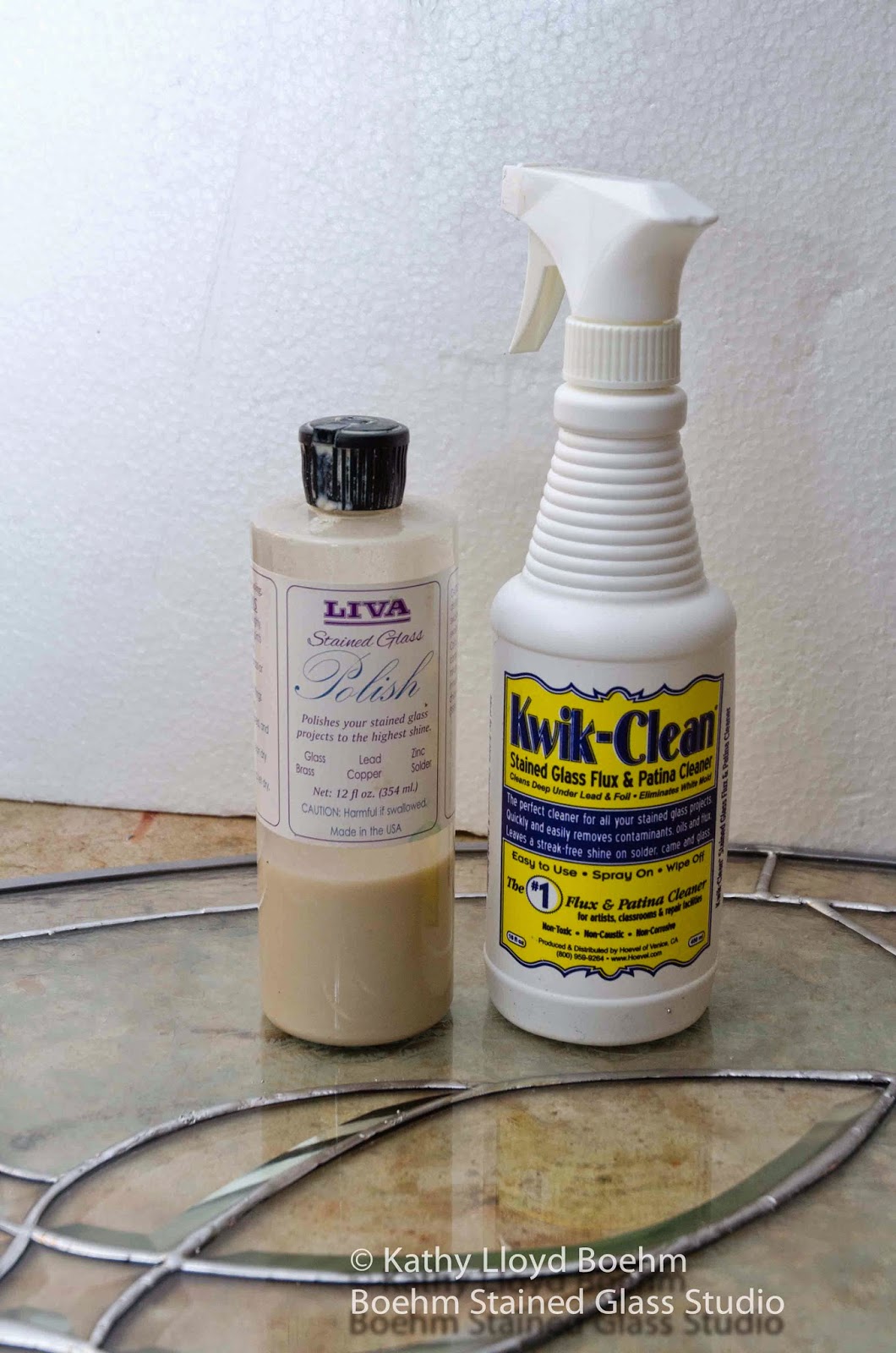 Boehm Stained Glass Blog: Oval Stained Glass Window with Bevels