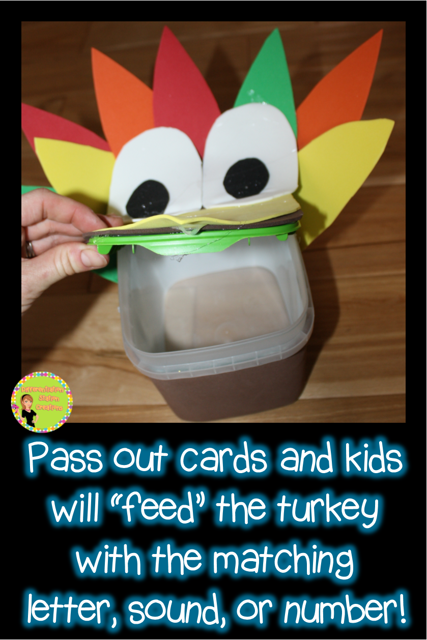 Differentiation Station Creations: DIY Turkey From A Plastic Bucket