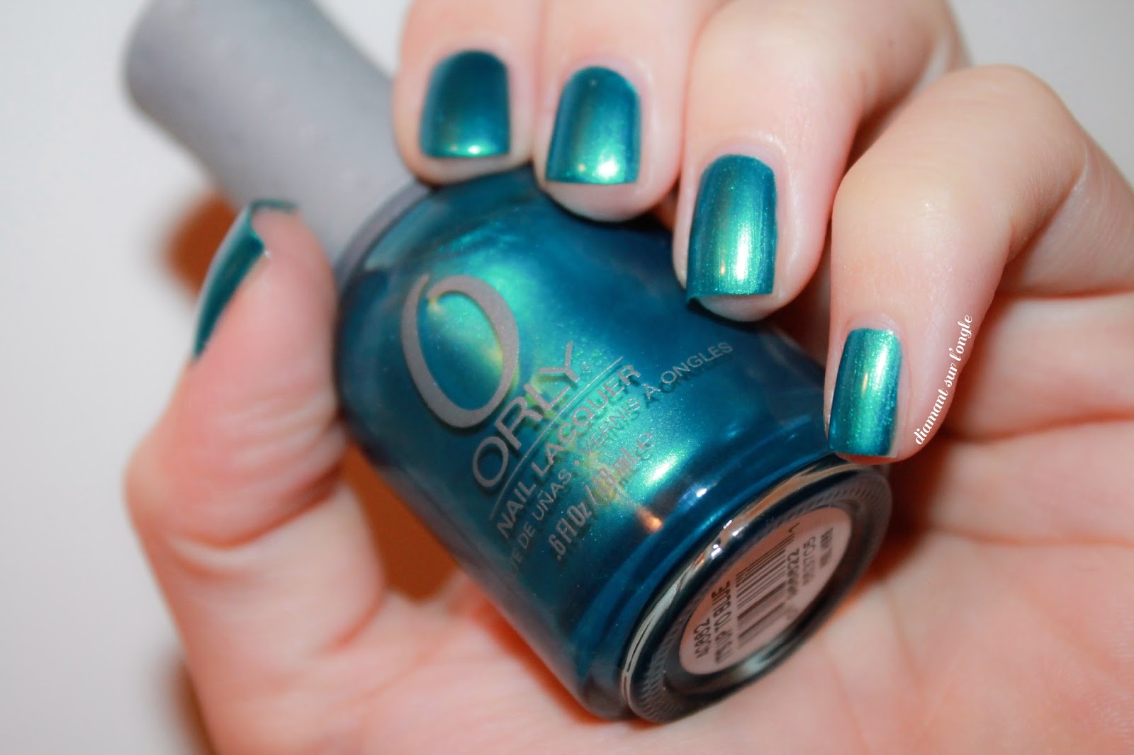 diamant sur l'ongle: ☞ It's Up To Blue by Orly