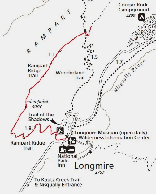 Long Sleeves in a Short Person World: Rampart Ridge Trail Hike/Snowshoe ...