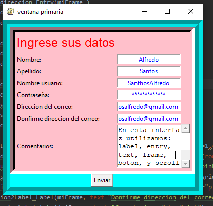 Interfaz con tkinter #1