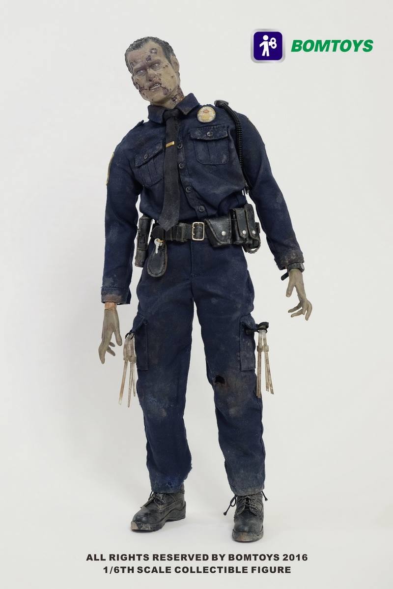 toyhaven: BOM Toys 1:6 scale Zombie Police Officer 12" Figure is going ...