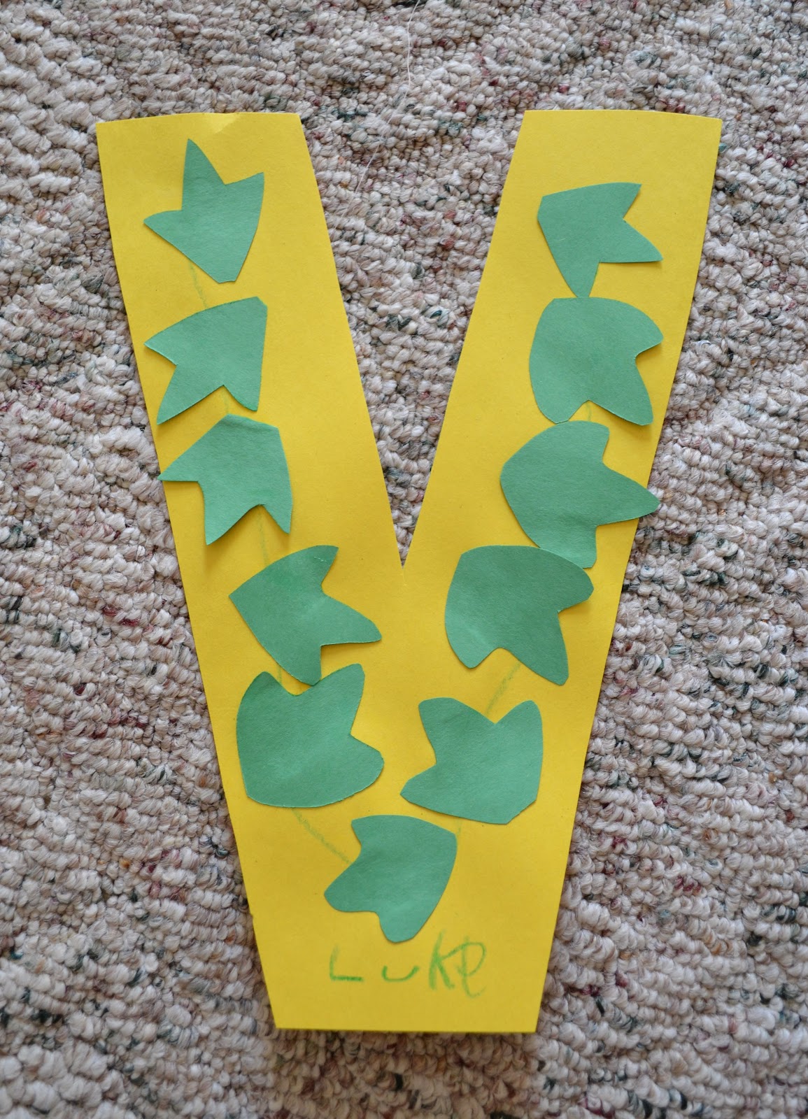 From The Hive: V v vegetables- preschool style