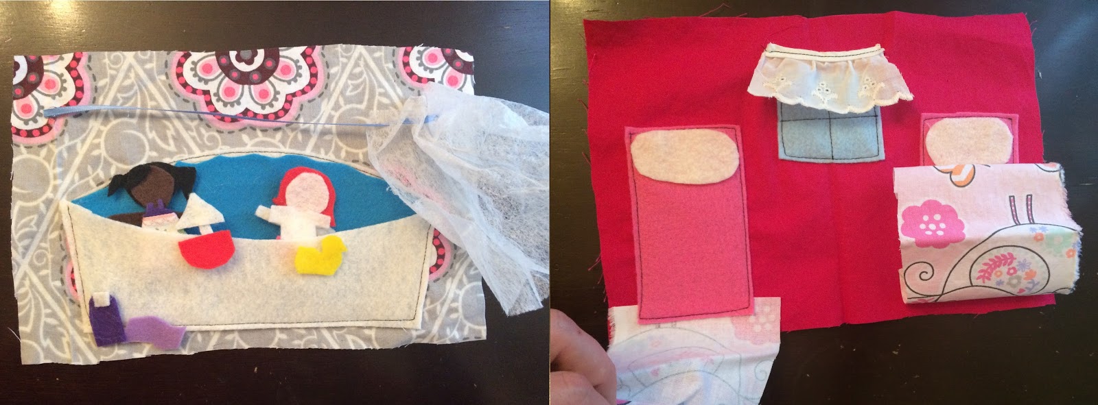 Wardrobe Redesigned: DIY Bedtime / Bathtime Quiet Book/Busy Book with ...