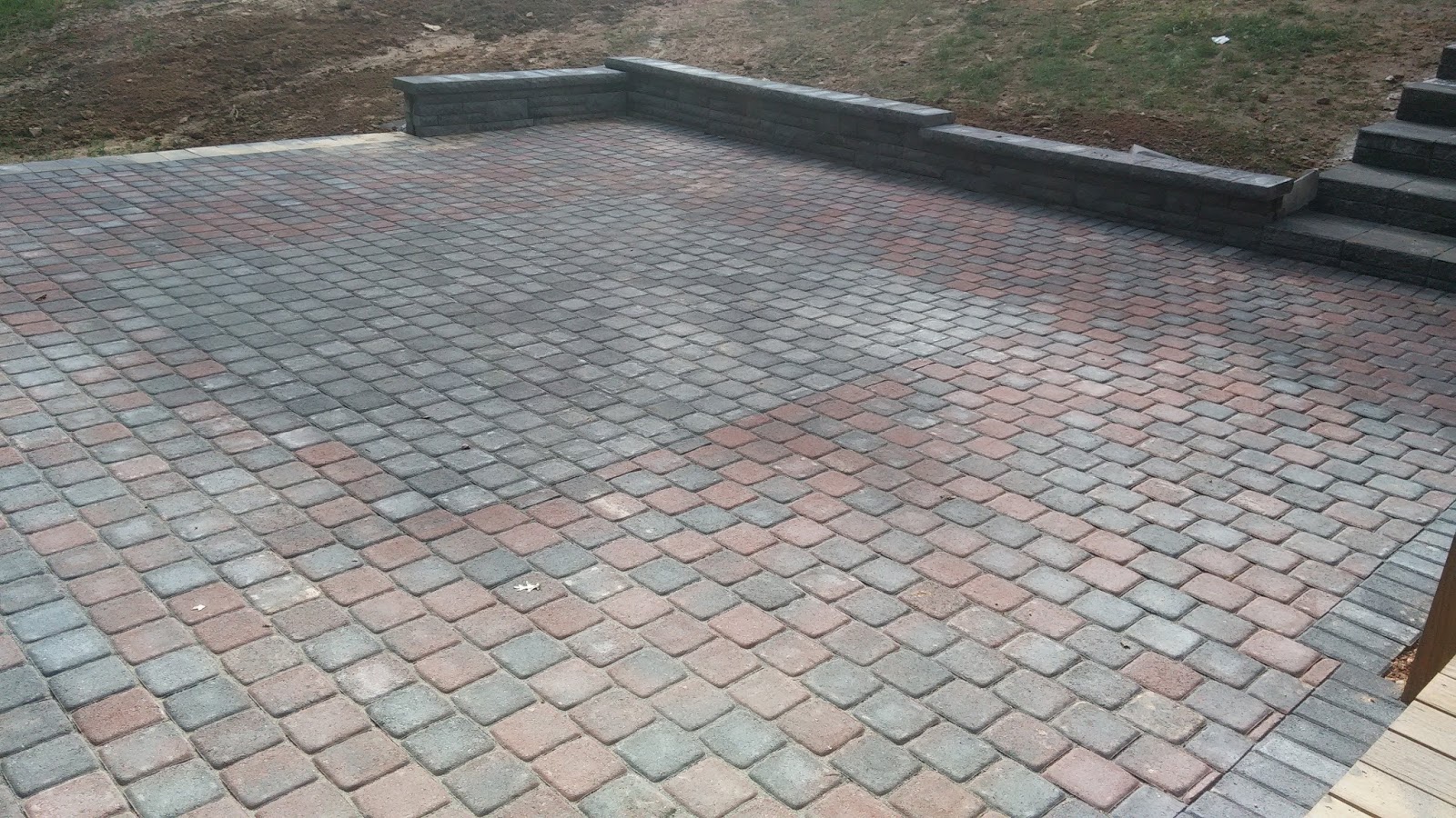 BEAUTIFULL YOUR HOME WITH INTERLOCKING PAVERS: Patio with steps..