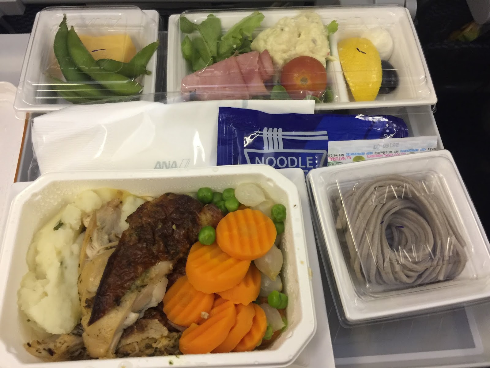 Slightly jet-lag: ANA NH5 エコノミークラス 機内食