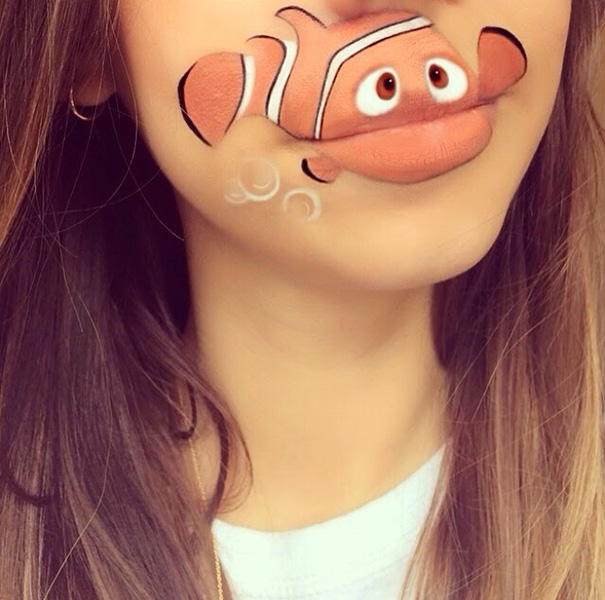 All About Fashion: Cute Cartoon Characters - Lips art