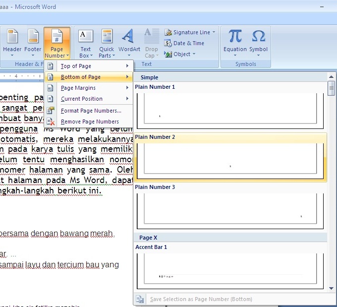 Cara Membuat Halaman di Ms Word Secara Otomatis - Panduan Be - EroFound Cara Membuat Halaman di Ms Word Secara Otomatis - Panduan Be - EroFound