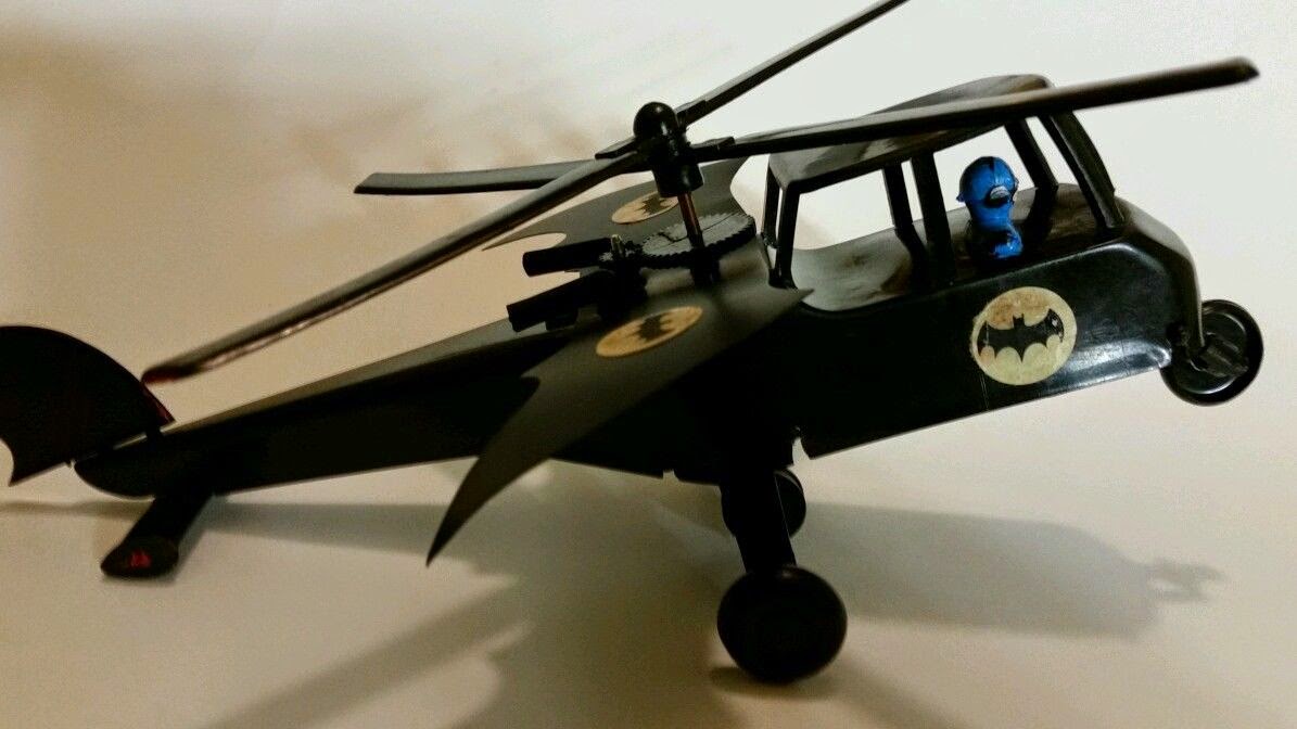 Pop Culture Safari!: Pop artifact: Vintage motorized Batman Batcopter ...
