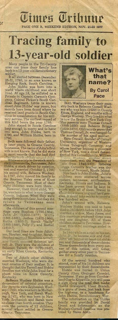 The Ancestry of Gramps and Mamaw's Girls: Newspaper Article about John ...