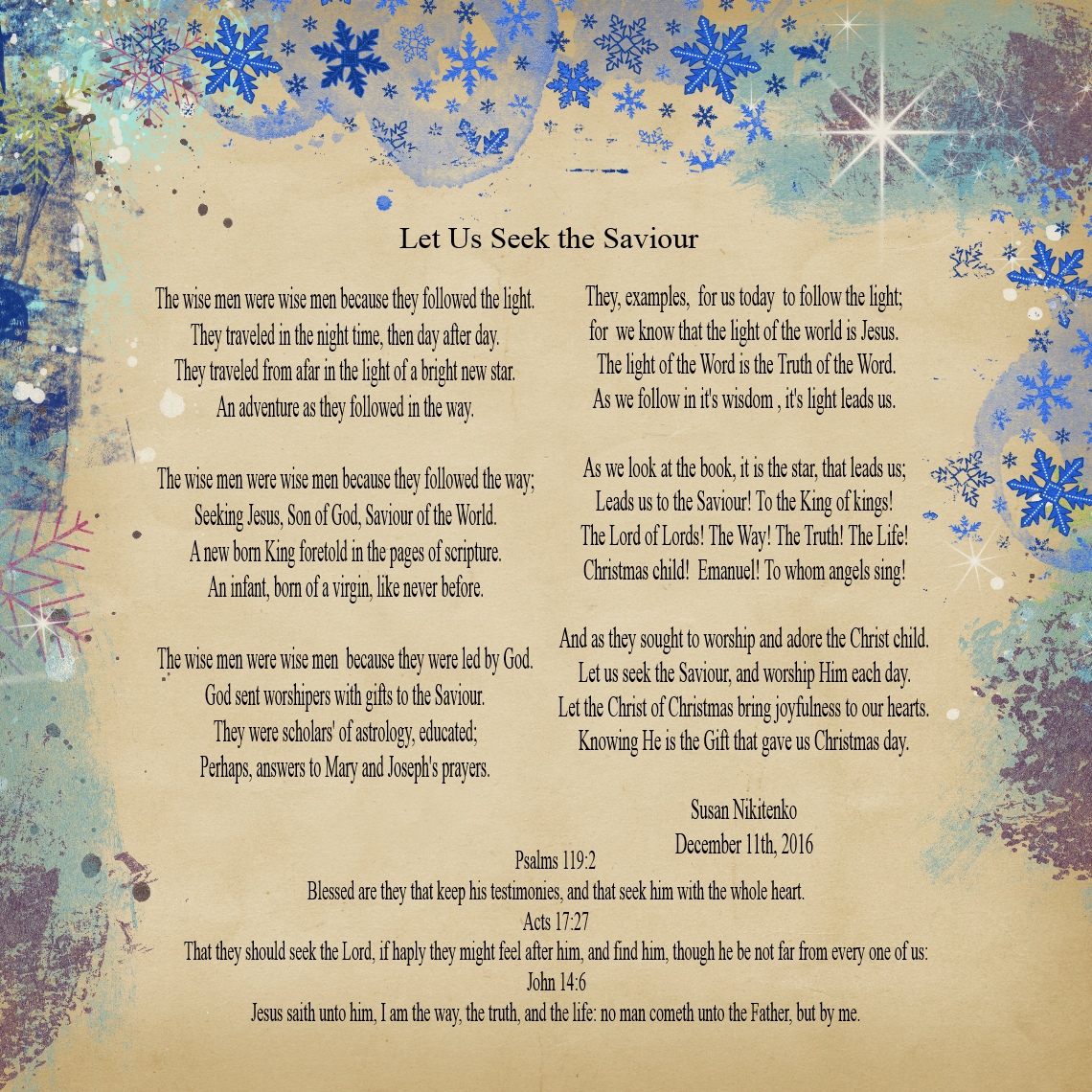 Treasure Box Poetry And Praise: Let Us Seek The Saviour