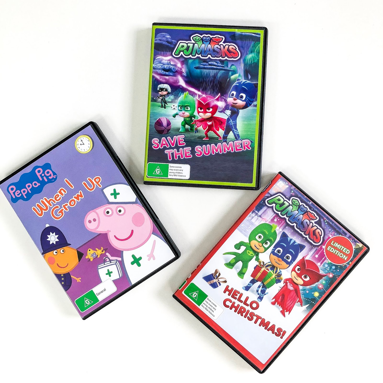 PRODUCT REVIEW + GIVEAWAY - PEPPA PIG AND PJ MASKS DVDS | The Beauty ...