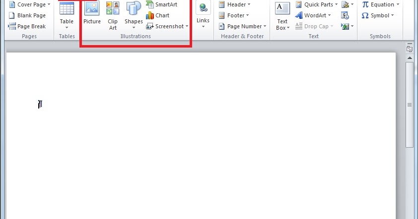 Уроци на фотошоп, GIMP, MS Office, Scratch, HTML&CSS: MS Word 2010, раздел Insert, група ...