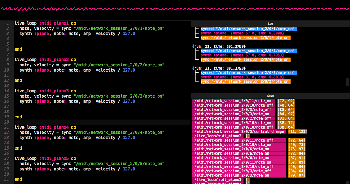 SONICPI / Ruby, Python, MIDI and OSC