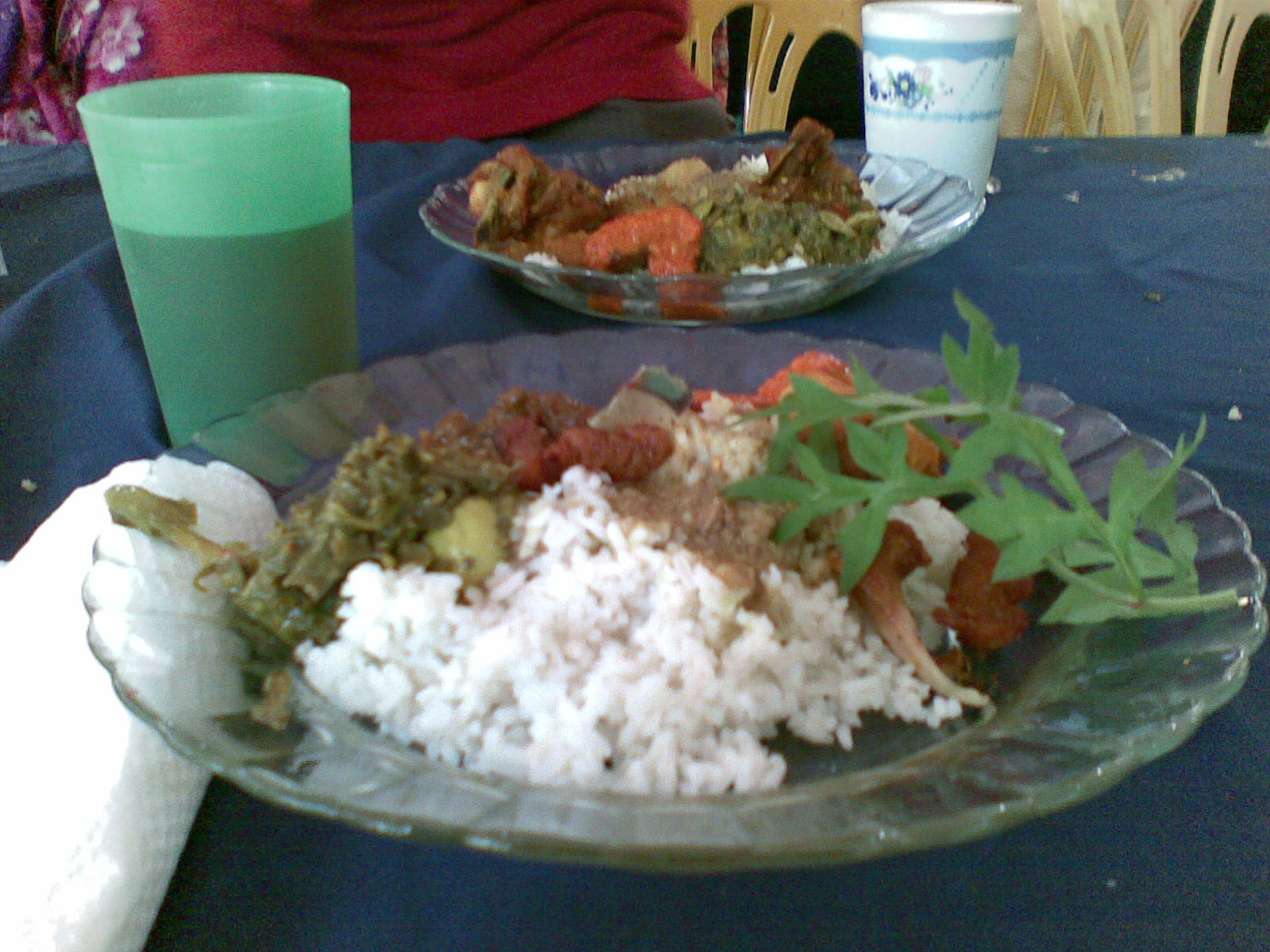 You and Me: dapnyer makan lauk kenduri masakan kg