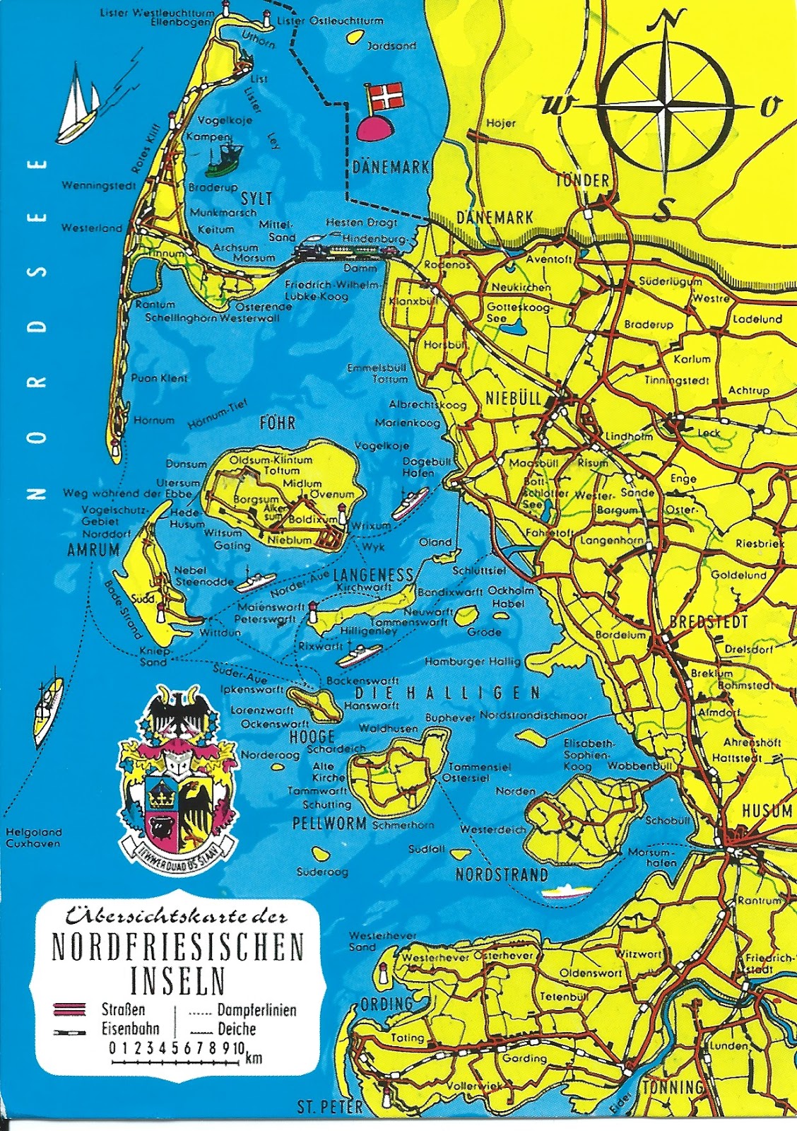 MY POSTCARD-PAGE: GERMANY ~ Northern Friesland - Wadden Sea National ...