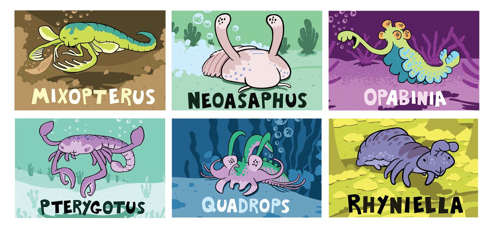 Art and Design of David. E: Paleozoic alphabet 1