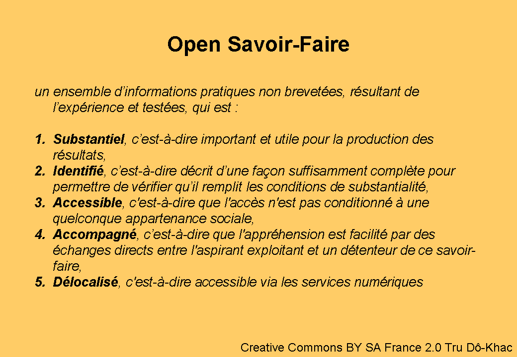 Gouvernance numérique de l'entreprise créative: Open Savoir-Faire ...