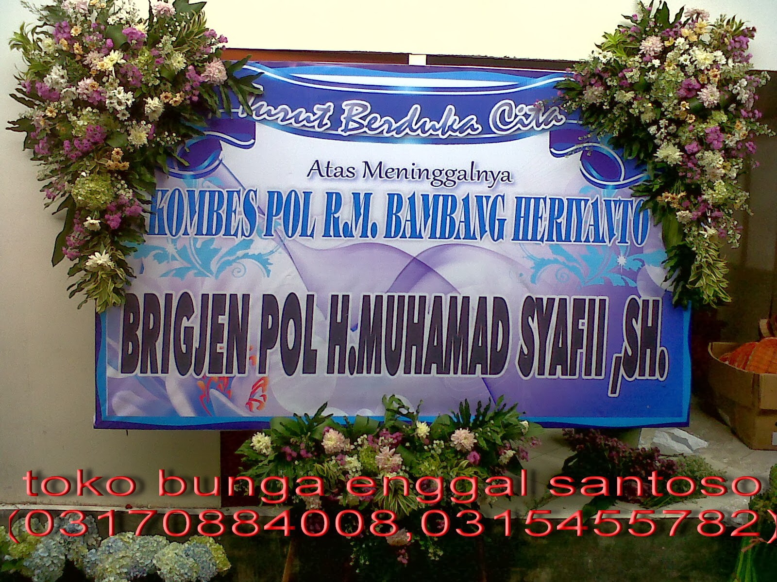 Toko Bunga Surabaya Murah : papan banner