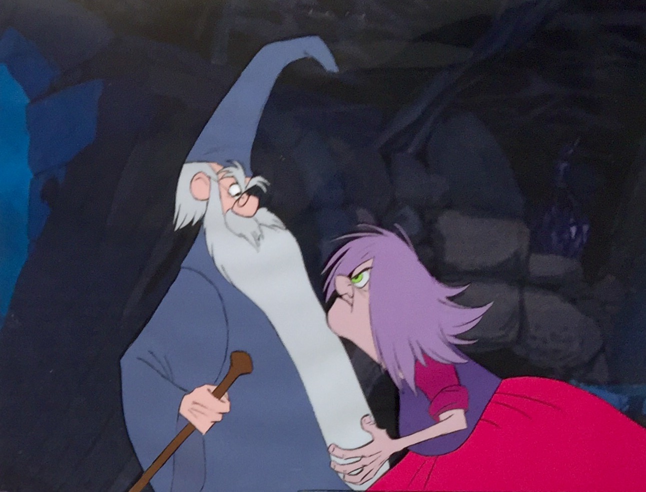 The Sword In The Stone Merlin Vs Madam Mim