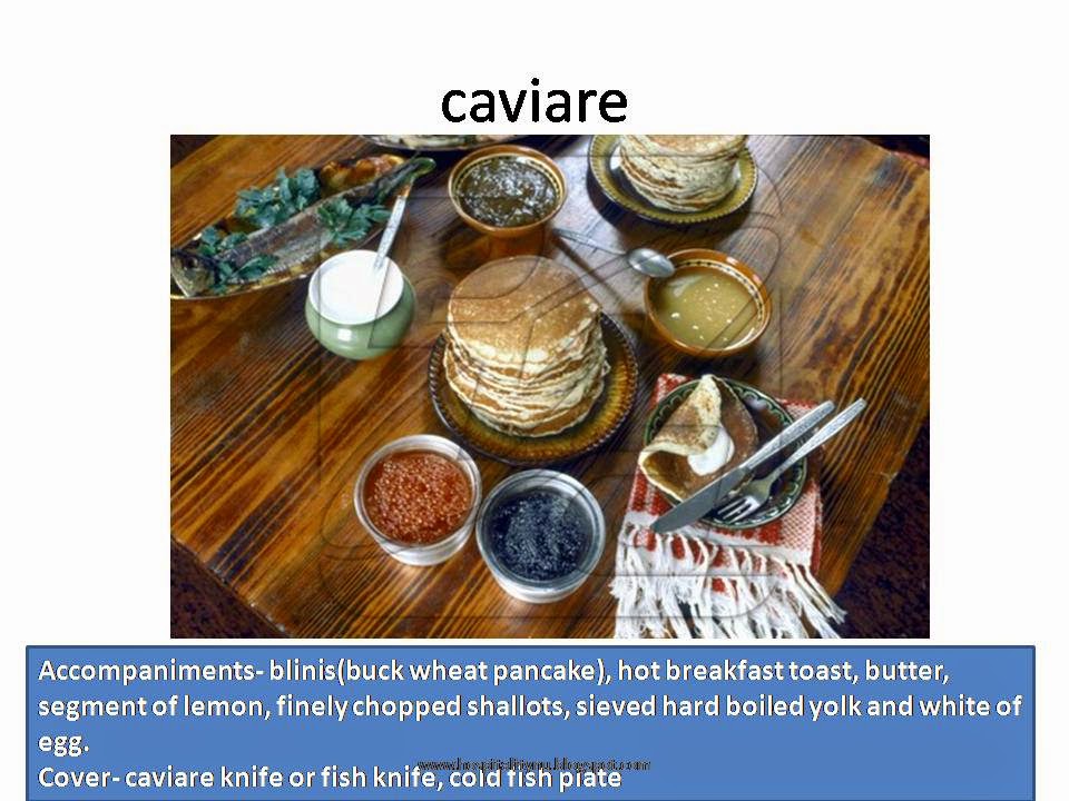 hospitalitynU: food accompaniments