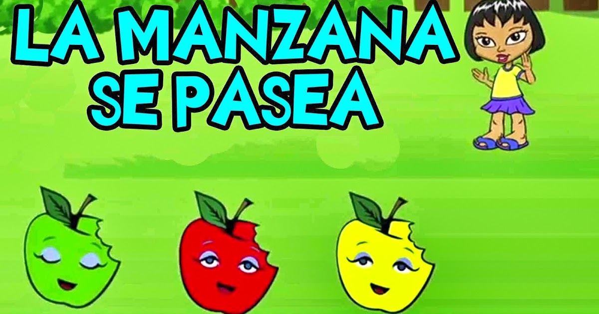 La manzana se pasea