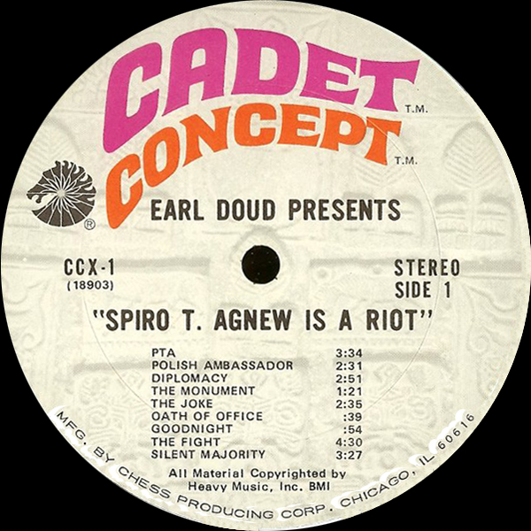 Vintage Stand-up Comedy: Stanley Myron Handelman - Spiro T Agnew Is A ...