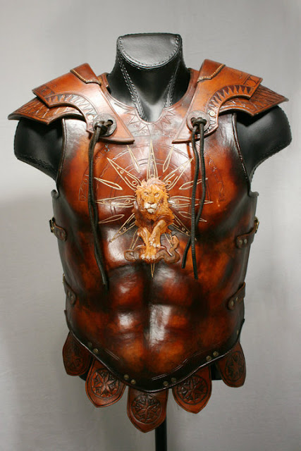 davidpowellart: Leo armor: Based on Roman and Greek styles of armor ...
