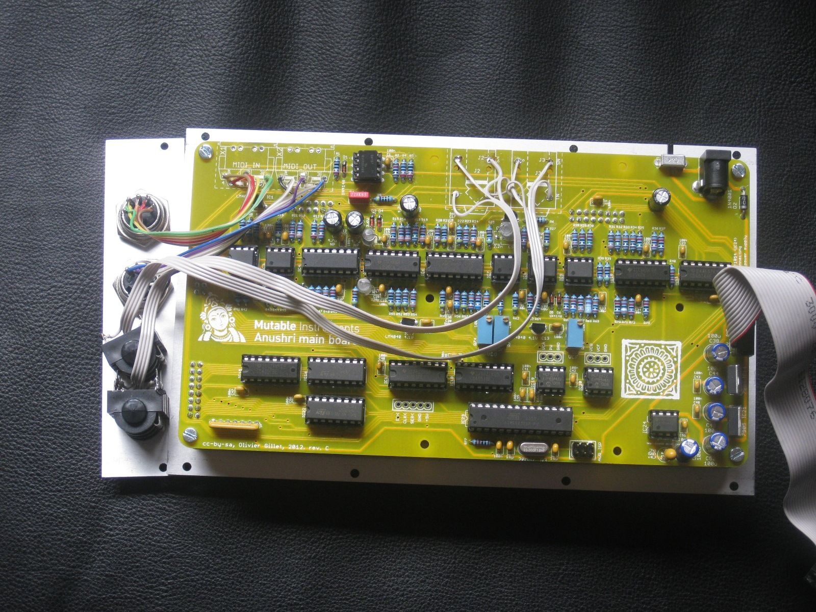 MATRIXSYNTH: Mutable Instruments Anushri Eurorack Module with IO Expander