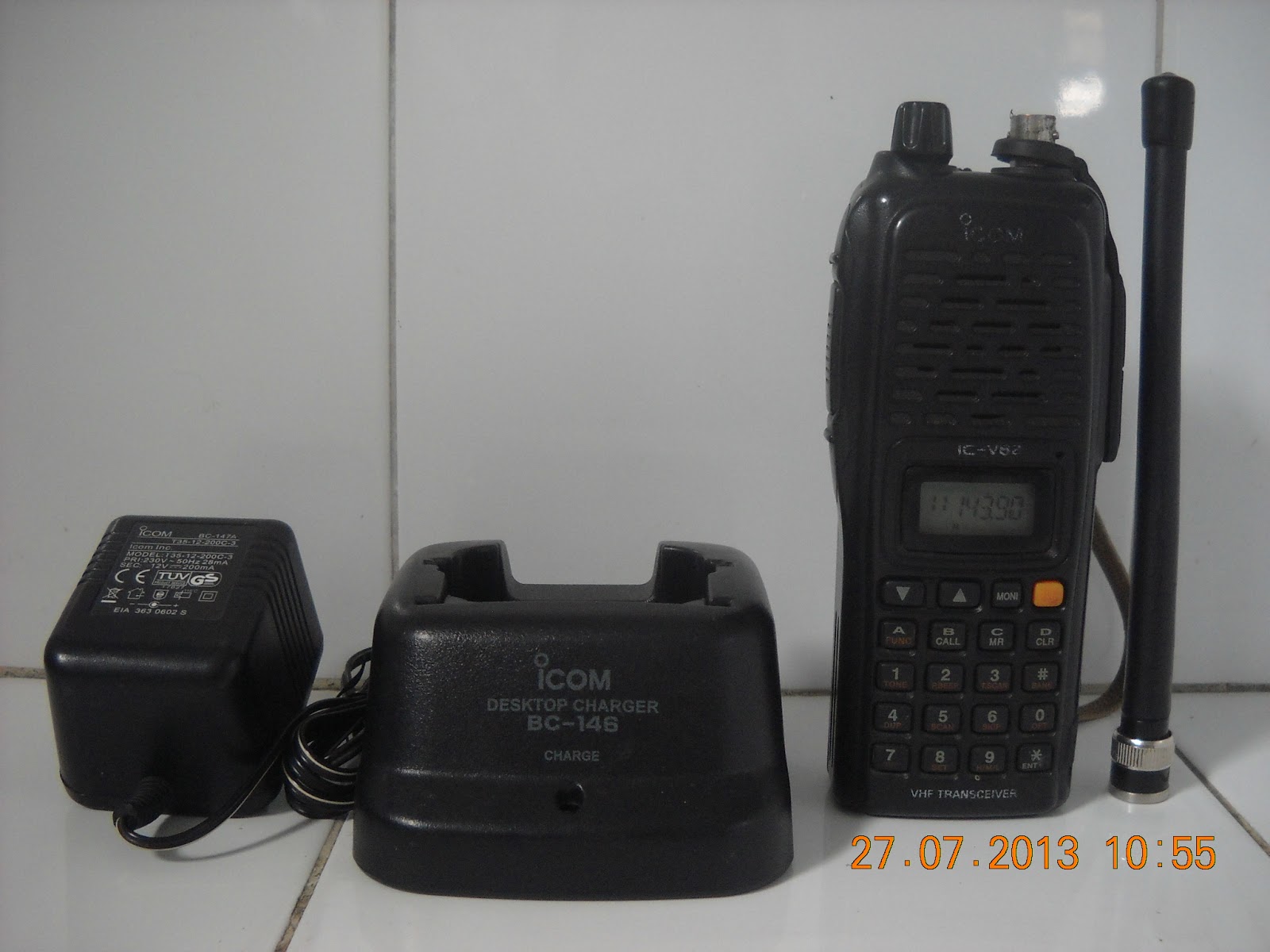Sinar Agung ( Y C 2 V D I ): HT ICOM V 82 - MULUS ( TERJUAL COD )