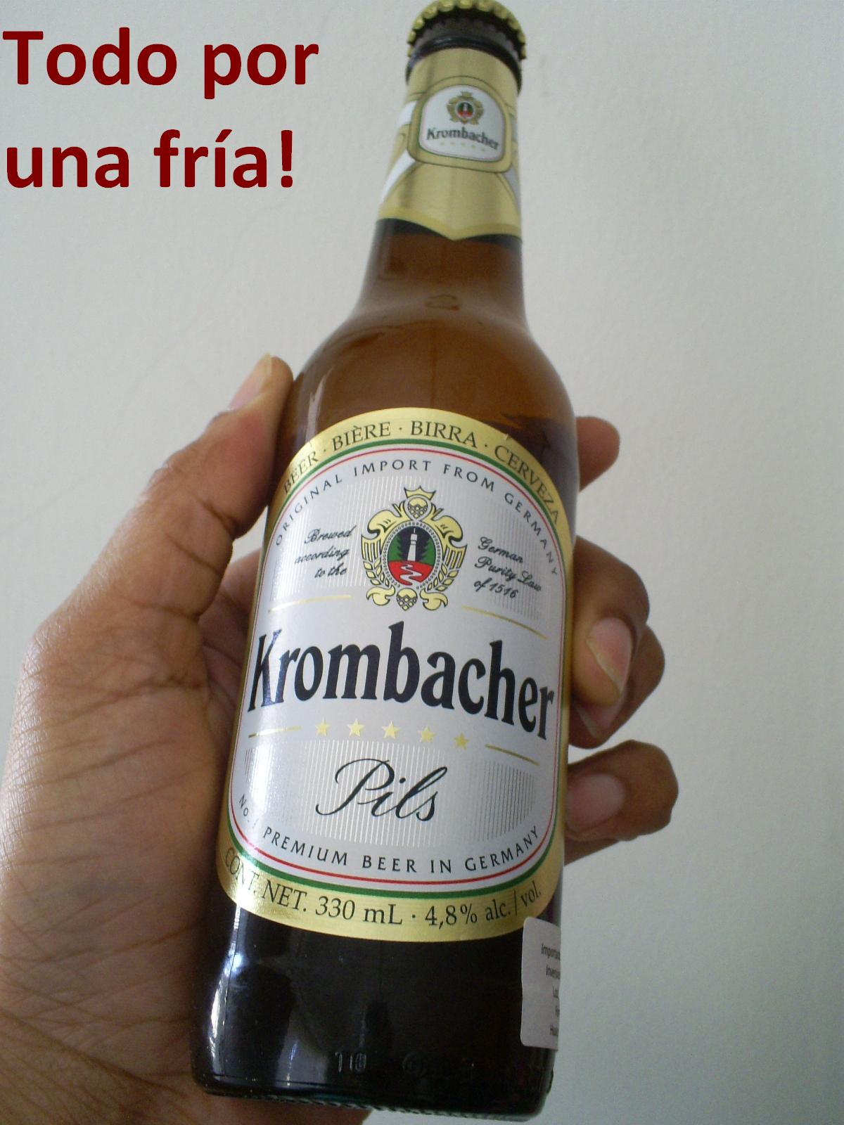 Todo por una fría!: KROMBACHER PILS