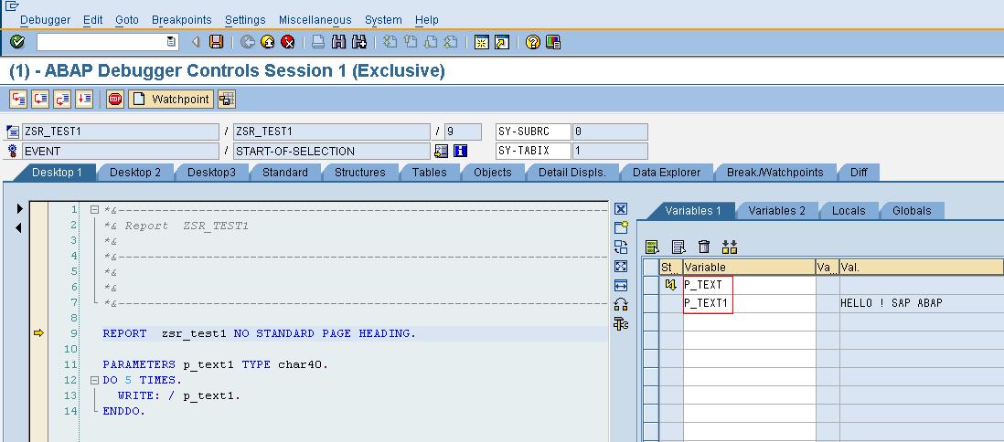 Calling a Report from another Report with Parameter - Learn SAP Program