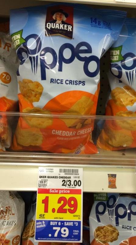 FreebiEasy: DEAL-- Quaker Popped Rice Crisps for only $0.29 at Kroger ...