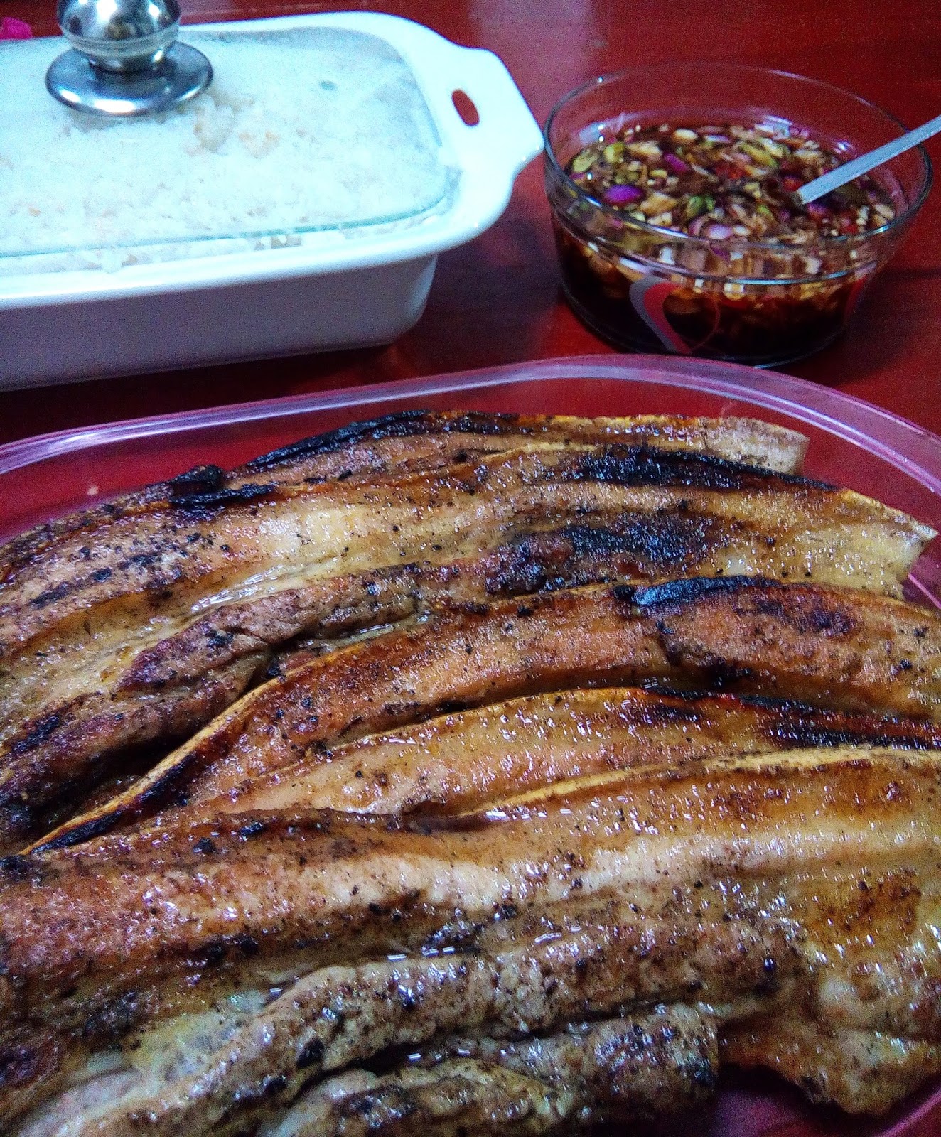 Filipino Food: Insarabasab, a local Ilocano way of grilling pork!