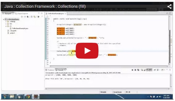 Java Ee Java Collection Framework Collections Fill