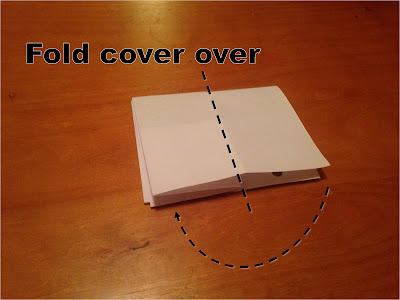 Spacefem: Make a blank paper book out of one sheet of paper
