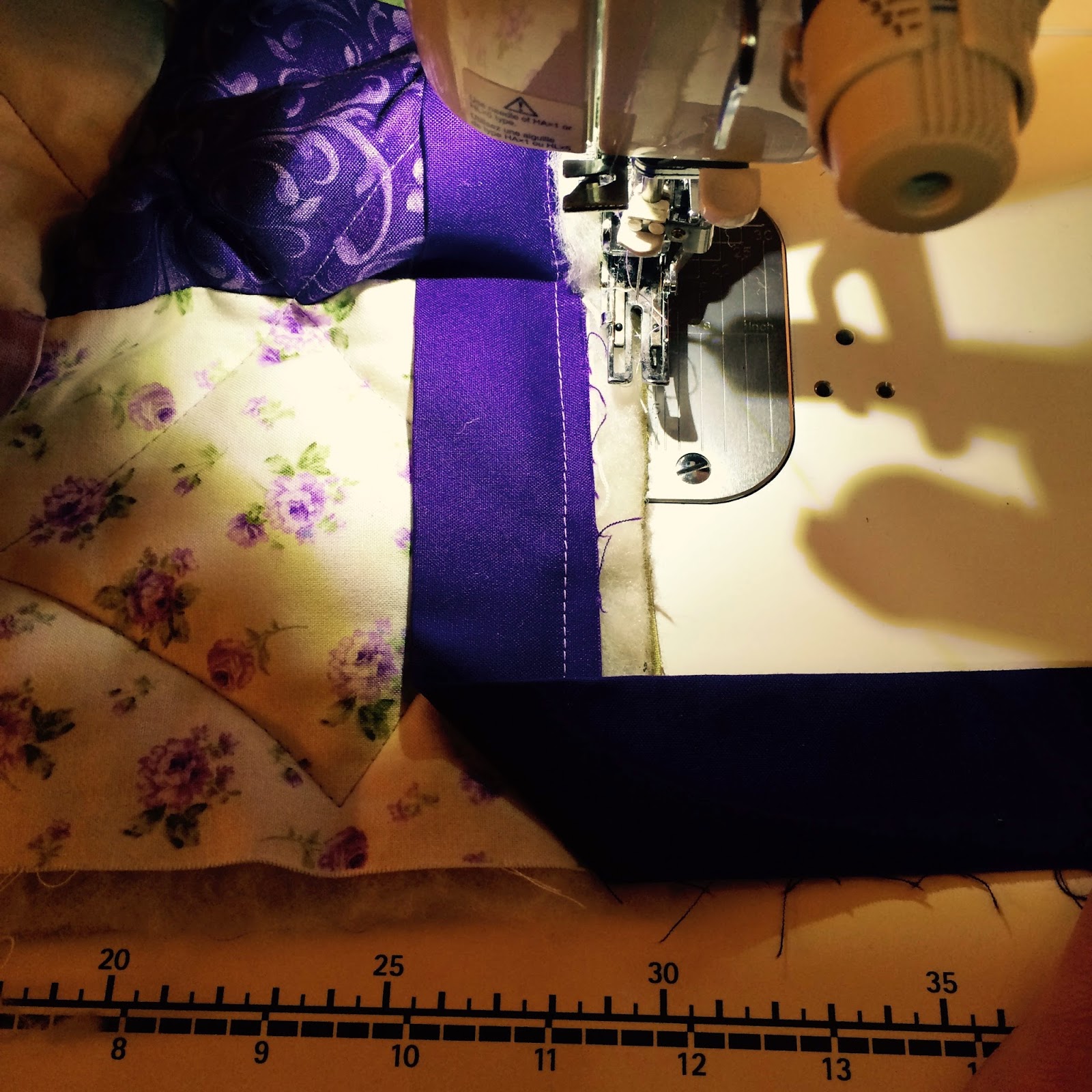 Mountain Stitches: How To Turn a Corner When Binding