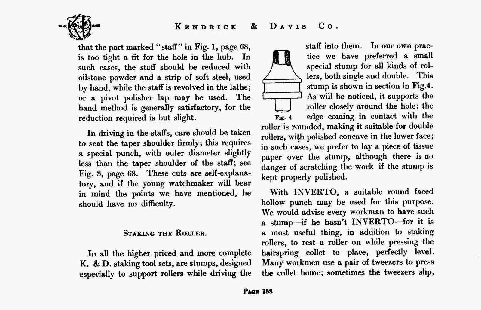 Staking a Balance Staff From K&D's "Staking Sets & How to Use Them ...