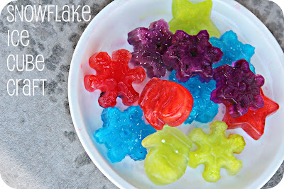 Blue Skies Ahead: Snowflake Ice Cube Fun!