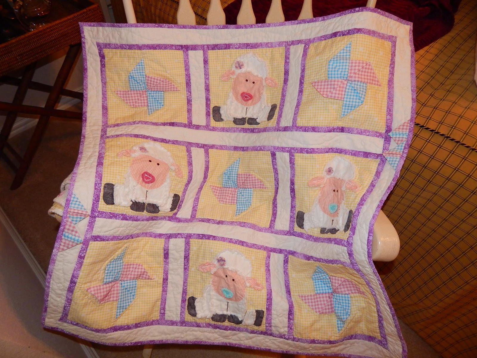 She's just a girl who creates...: Little Lamb Quilt Block