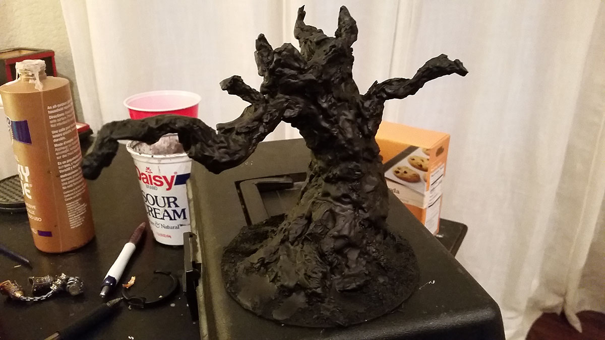 Dice Wrath: DIY Terrain: Gnarly Tree - Circle of Orboros Devastation ...