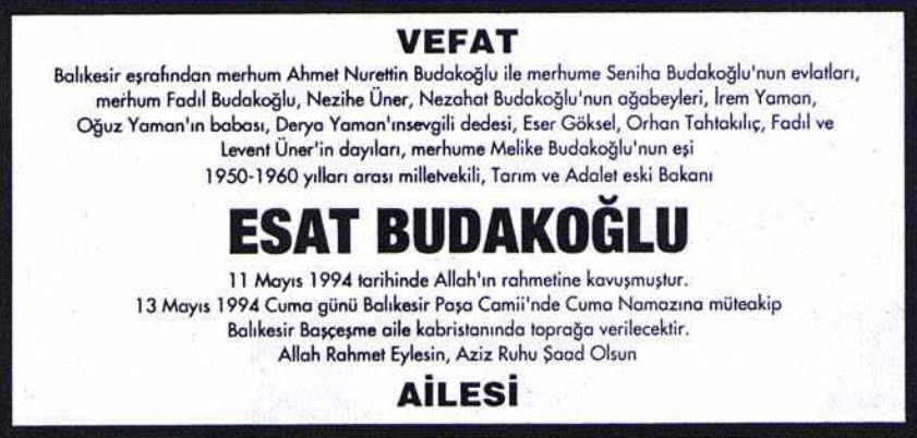 Akrabalık Zinciri: Necmettin Molla Kocataş - Arda Uskan - Esat ...