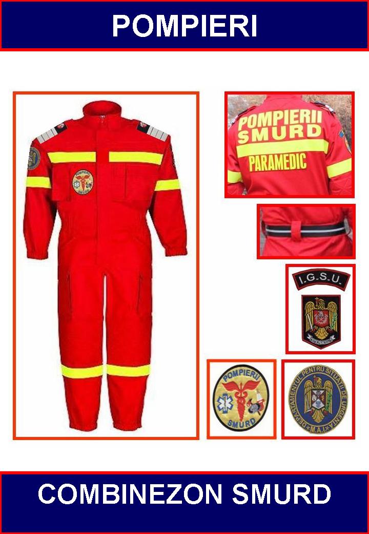 UNIFORME SI TINUTE POMPIERI - IGSU SI SMURD: IMBRACAMINTE
