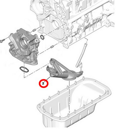 ORIGINAL PRODUCT PSA GROUP: 101866 PSA GROUP-ENGINE OIL PUMP STRAINER
